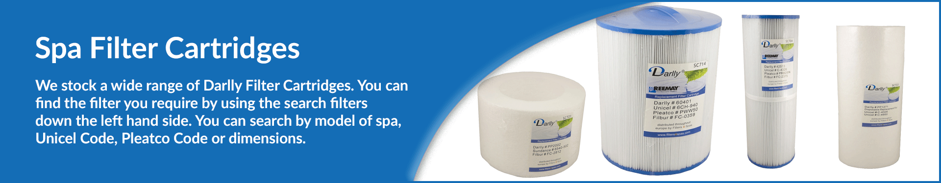 Spa Filter Cartridges - Spa Accessories - Hot Tub & Spa Supplies
